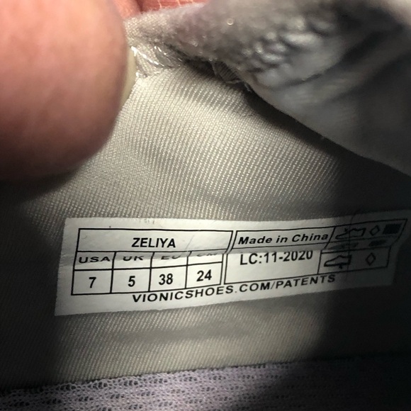 Vionic | Shoes | Vionic Womens Zeliya Sneaker Shoe Athletic Grey Size 7 ...